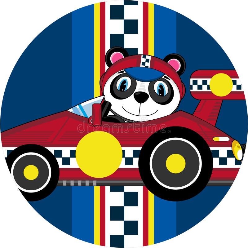 Panda Racing Car Stock Illustrations – 41 Panda Racing Car Stock ...