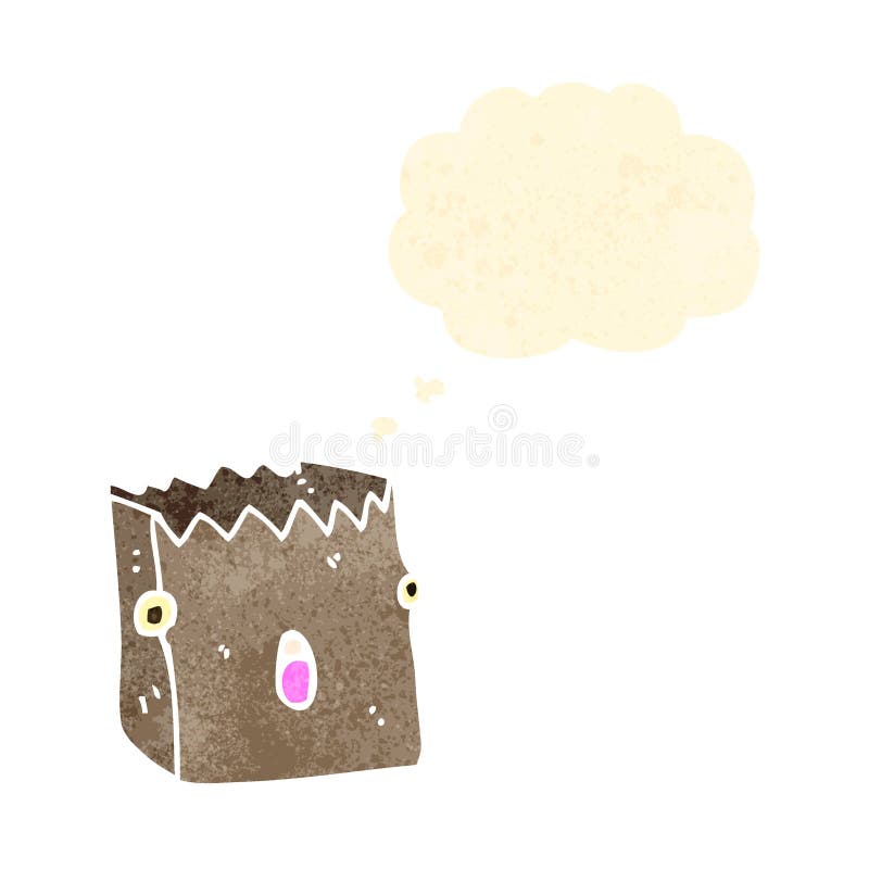 Cartoon paper bag stock vector. Illustration of idea - 37571181