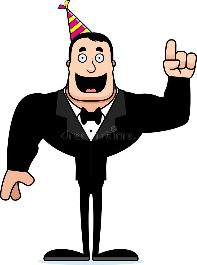 Cartoon Partygoer Idea stock vector. Illustration of years - 116634587