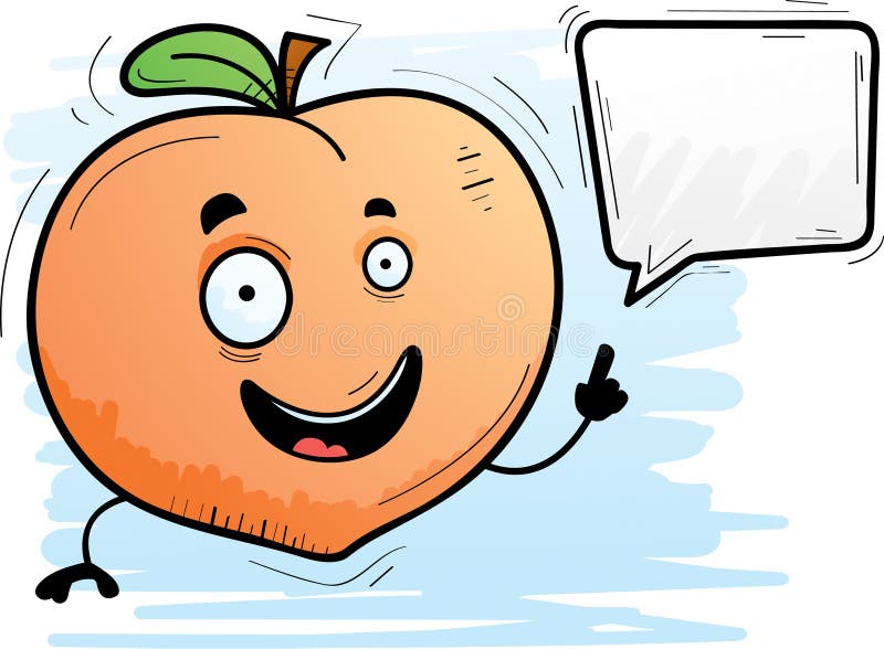 Peach Talking Stock Illustrations – 22 Peach Talking Stock ...
