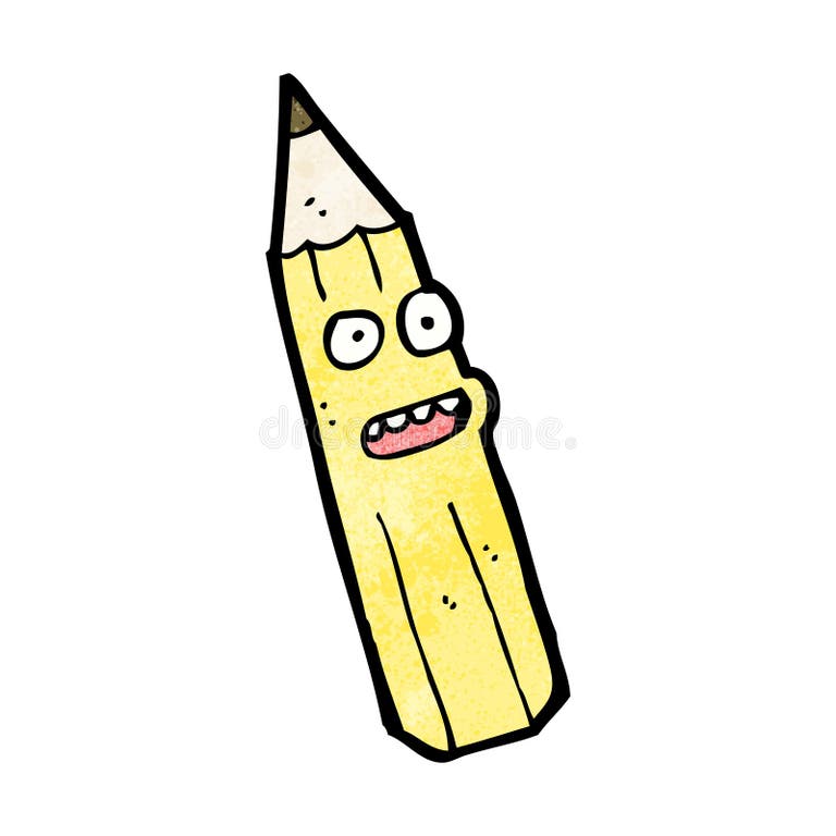 Cartoon Crazy Pencil Stock Illustrations – 955 Cartoon Crazy Pencil ...