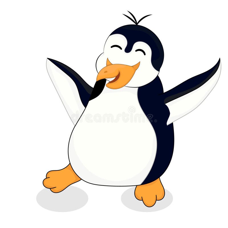 Very Fat Penguin, Created with Generative AI Technology Stock ...