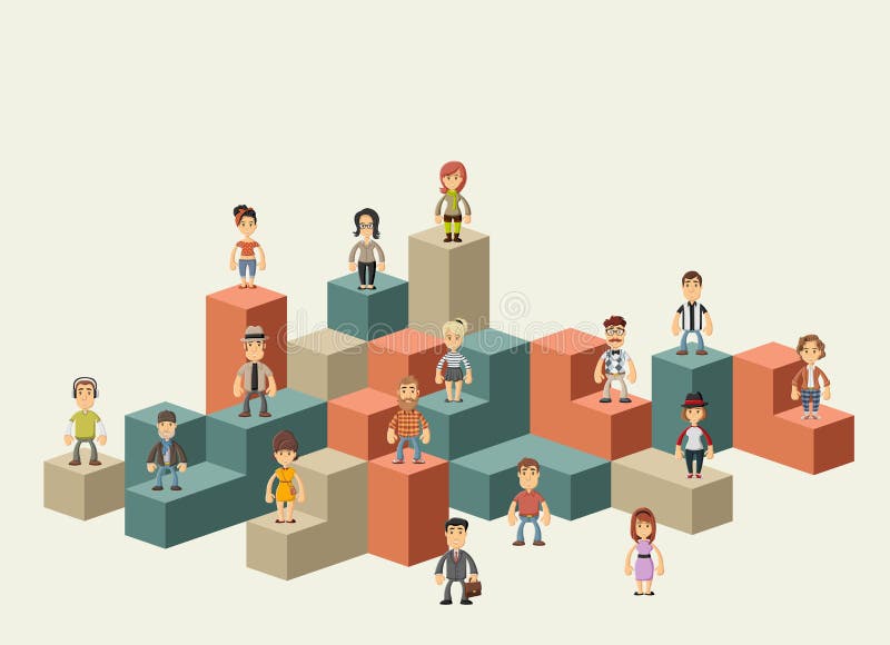 Cartoon of Histogram Financial Chart or Graph and Hand Writing Word ...
