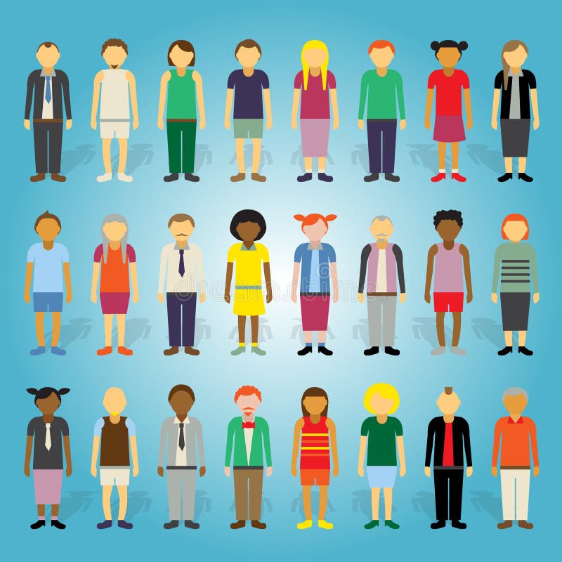 Cartoon People Collection stock vector. Illustration of handsome - 55726813