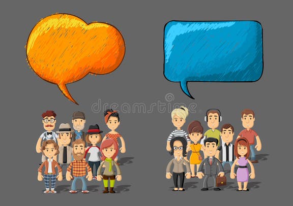 Two People Talking Cartoon Stock Illustrations – 4,031 Two People ...