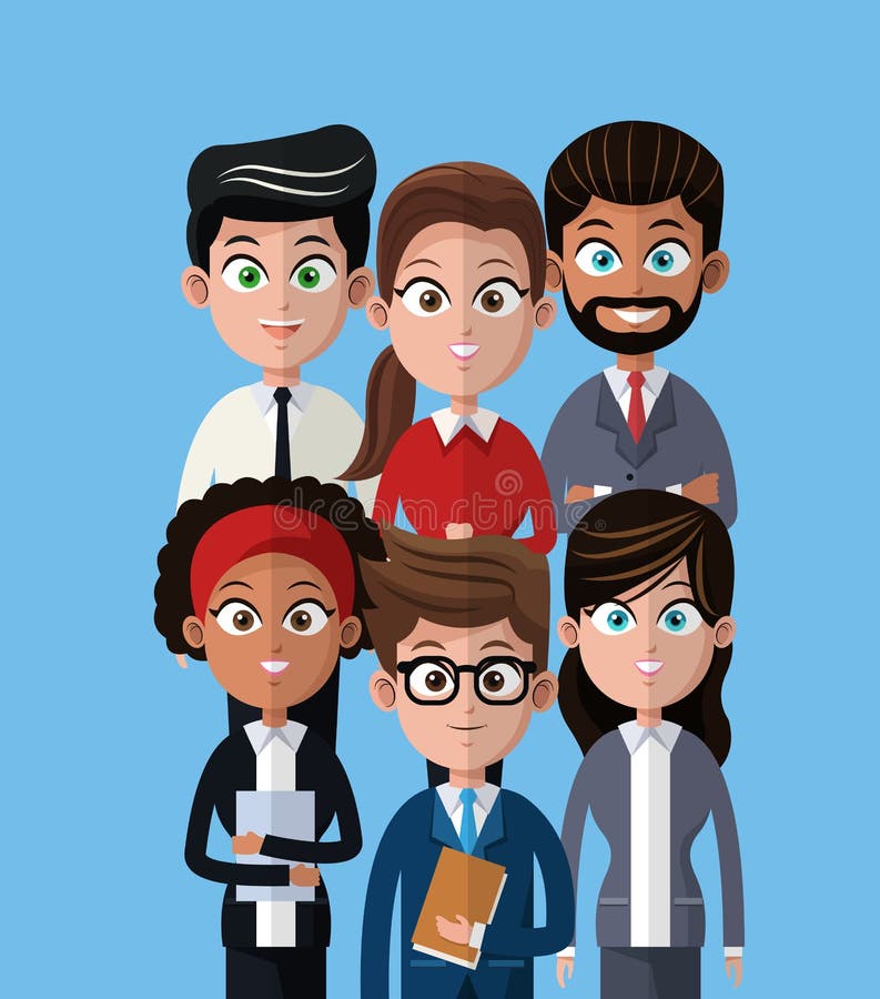 Cartoon Group Work Stock Illustrations – 63,215 Cartoon Group Work ...