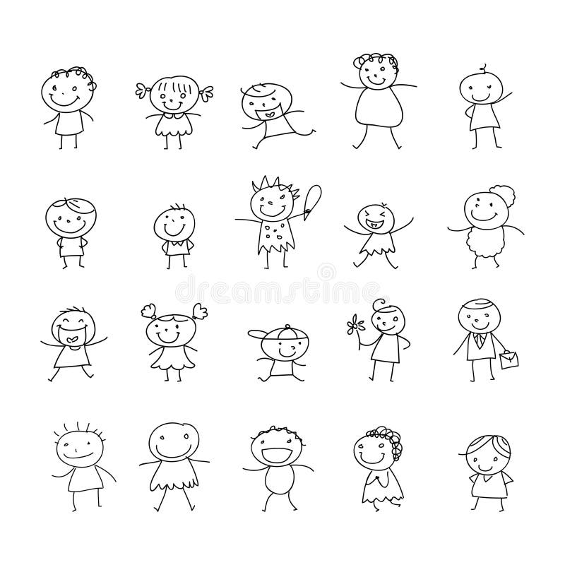 Cartoon people, vector stock vector. Illustration of isolate - 66414841