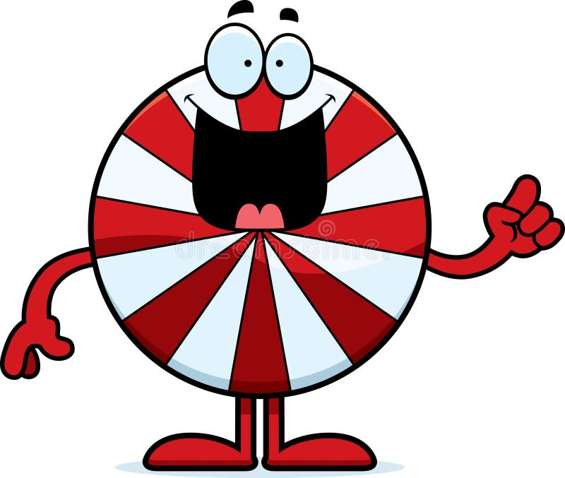 Cartoon Peppermint Hug stock vector. Illustration of cartoon - 47333663