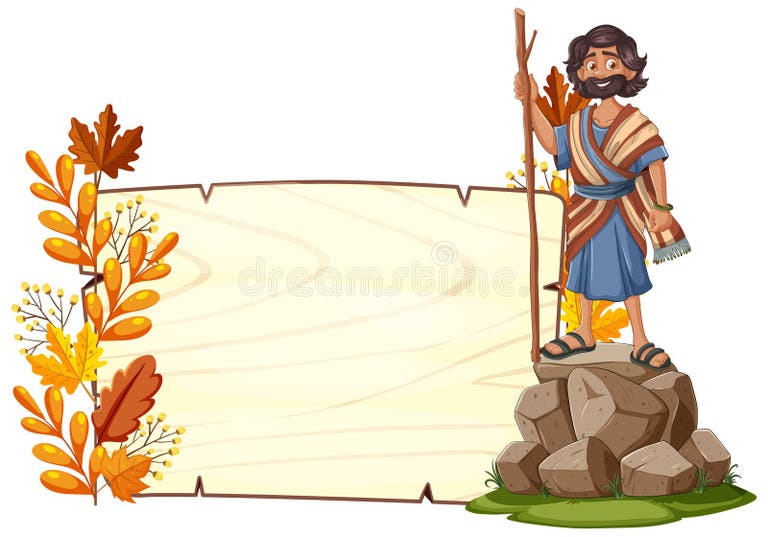 A Philosopher beside Empty Scroll for Text Stock Vector - Illustration ...