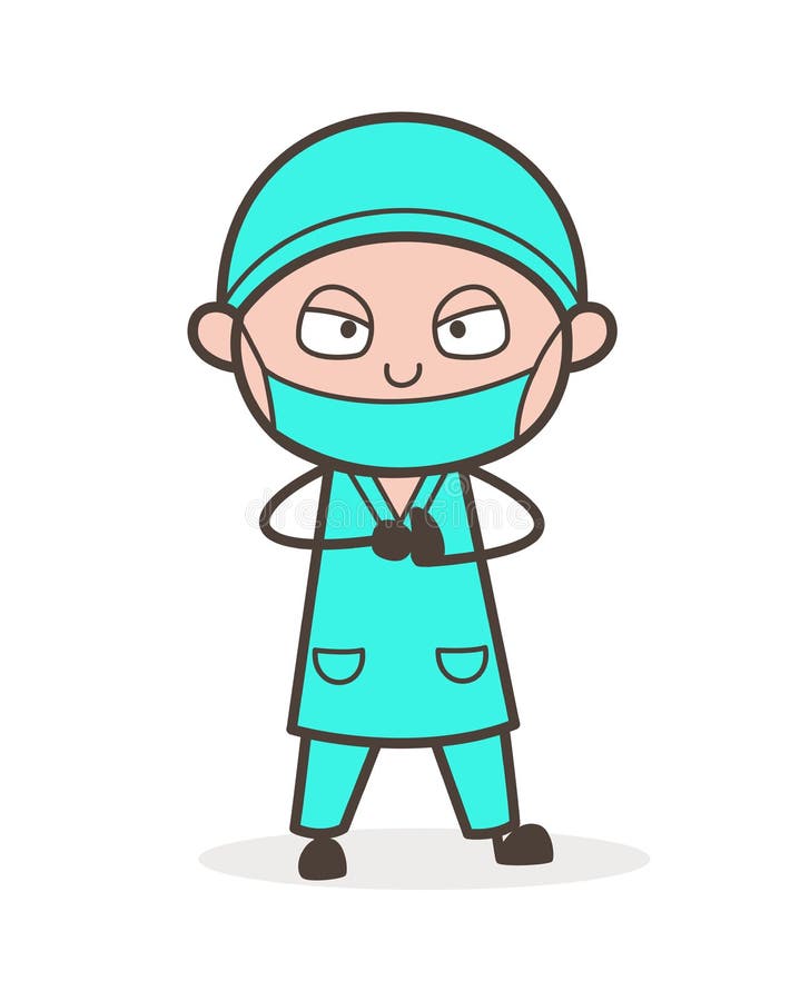 Angry Hospital Patient Cartoon