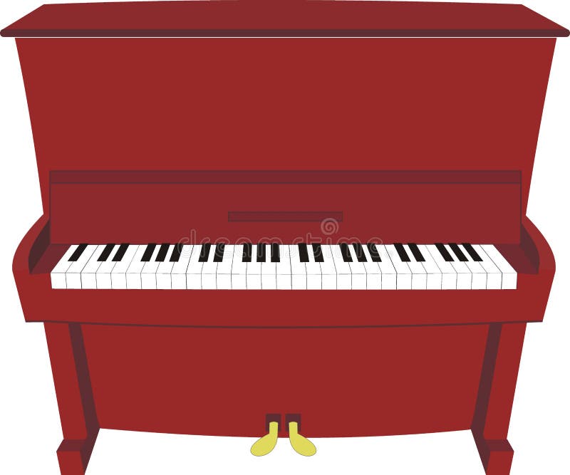 Cartoon piano stock vector. Illustration of piano, musician - 13664134