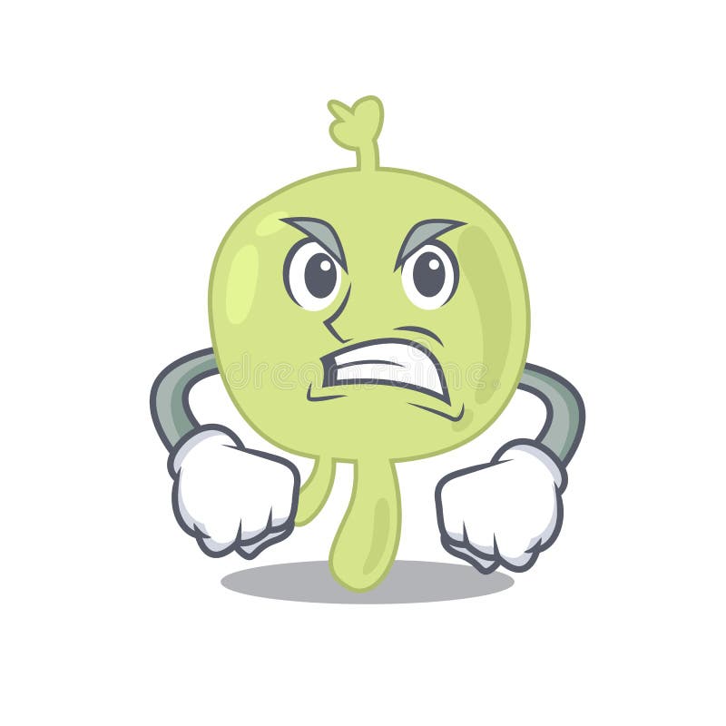 Lymph Node Cartoon Design Style Standing Behind a Board Stock Vector ...