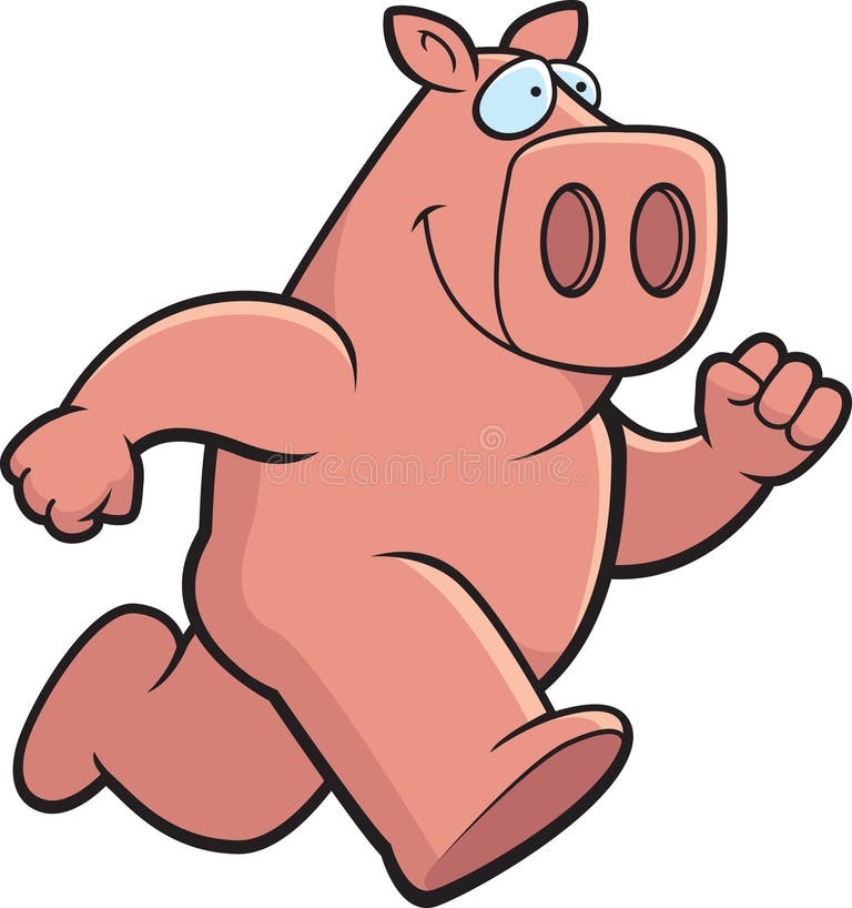 Running Pig Stock Illustrations – 1,945 Running Pig Stock Illustrations ...