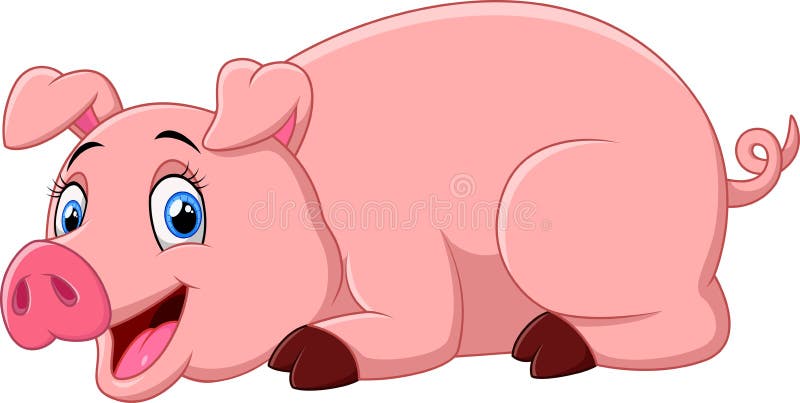 Large Pig Clipart
