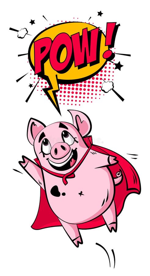 Pig Superman Stock Illustrations – 20 Pig Superman Stock Illustrations ...