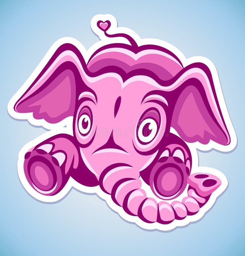 Flying Pink Elephant
