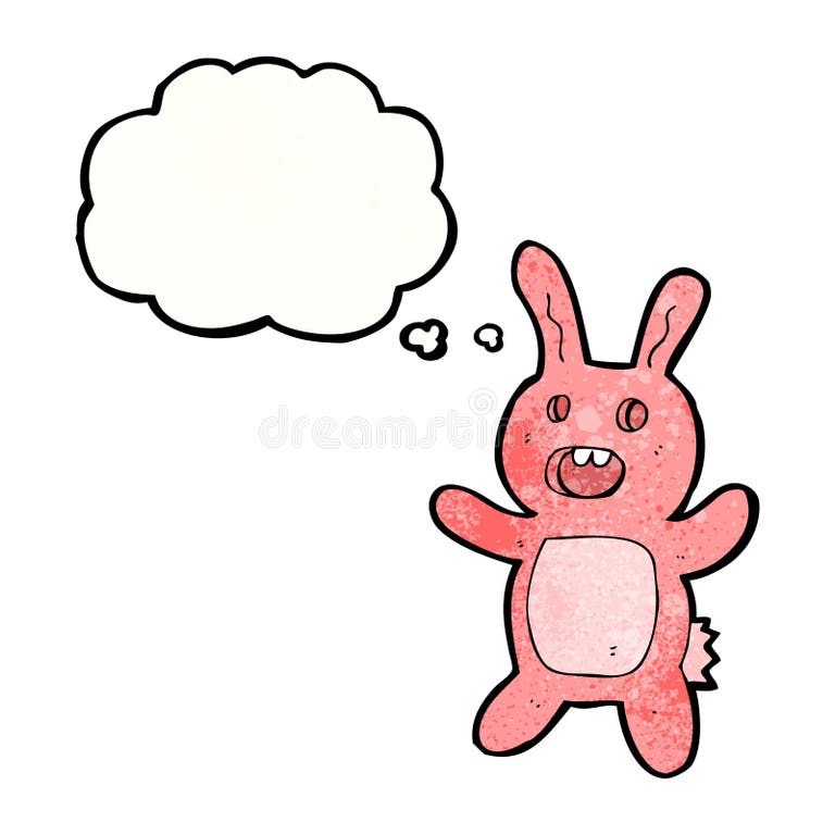 Cartoon Pink Scary Rabbit Stock Illustrations – 56 Cartoon Pink Scary ...