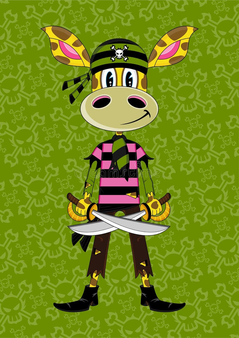 Pirates Giraffe Stock Illustrations – 59 Pirates Giraffe Stock ...
