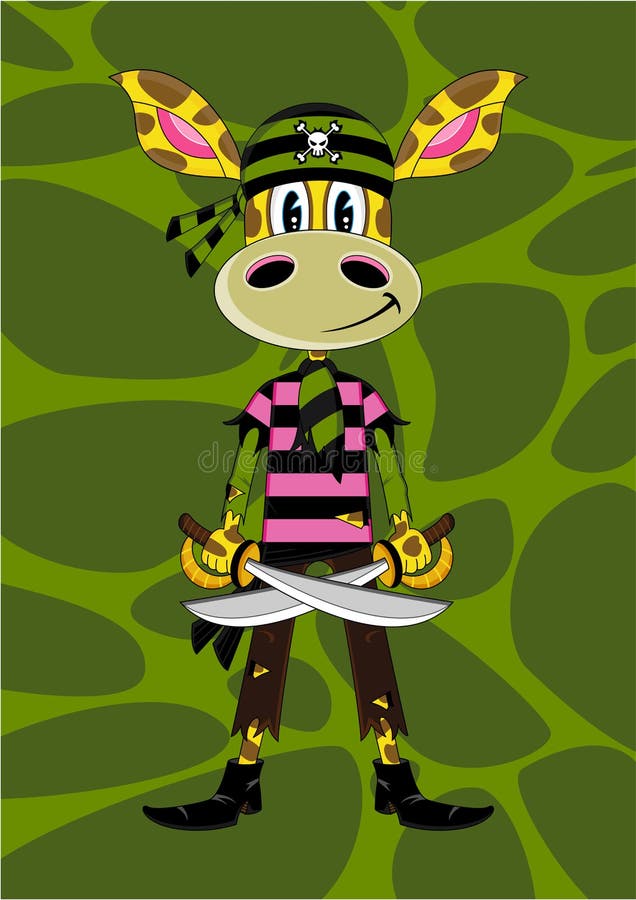Pirate Giraffe Stock Illustrations – 143 Pirate Giraffe Stock ...