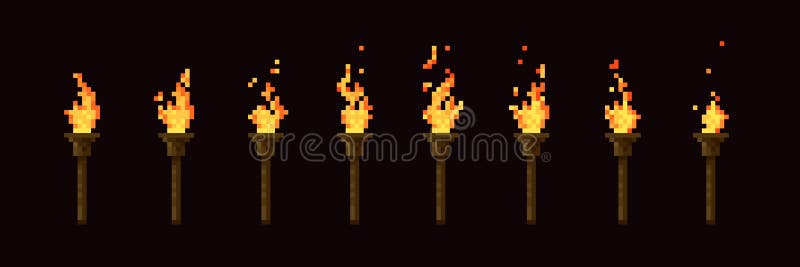 Pixel Torch Stock Illustrations – 463 Pixel Torch Stock Illustrations ...
