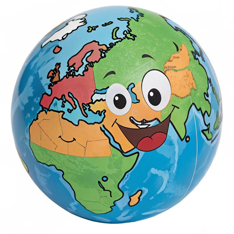 Cartoon Planet Zoo Isolated on White Background Stock Illustration ...