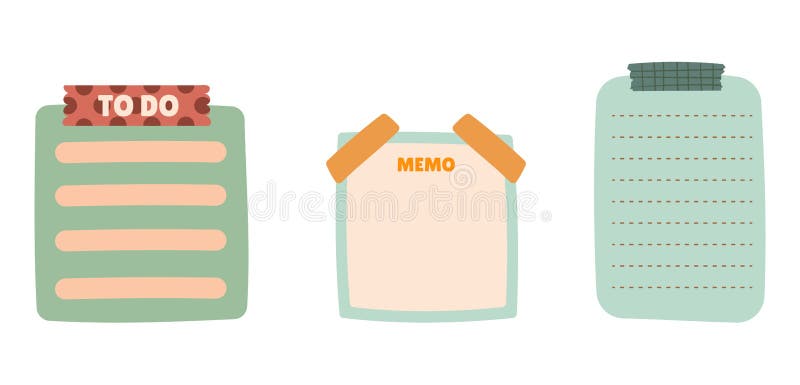 Cartoon Planners, Bullet Journal Frames, Borders, To-do List, Note ...