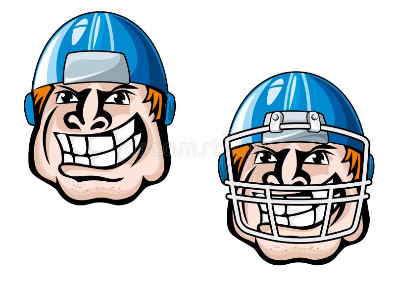Cartoon player head stock vector. Illustration of male - 46030651
