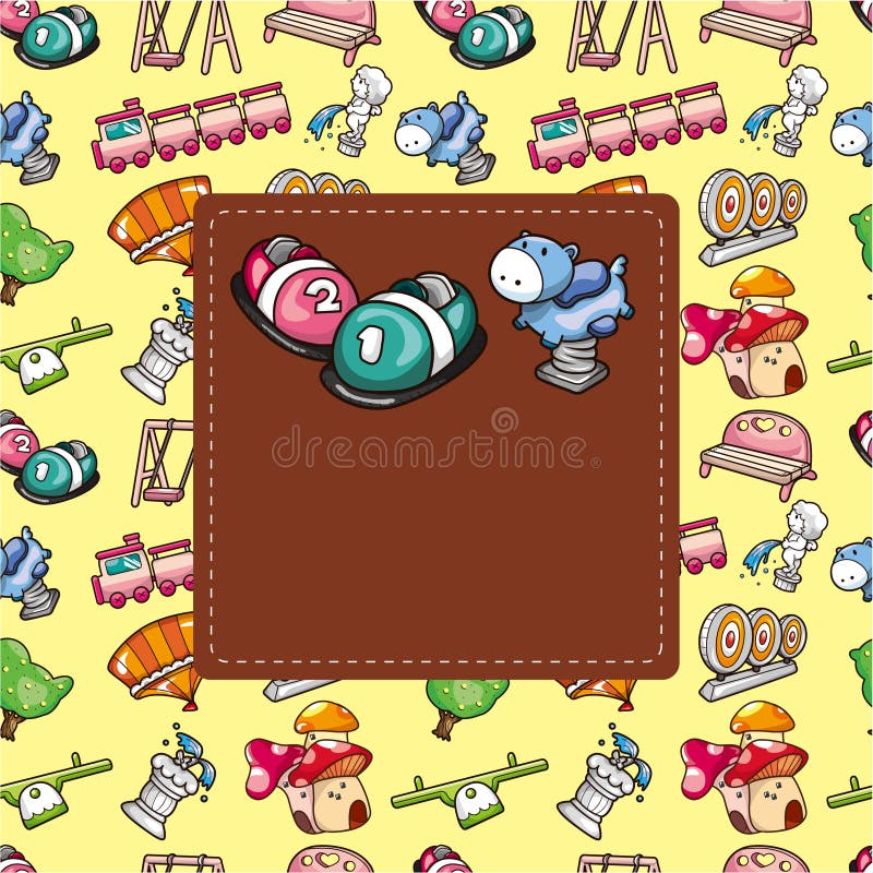 Seamless Playground Pattern Picture. Image: 17918917