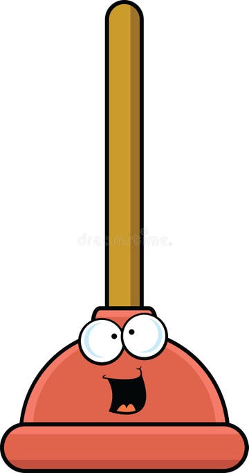 Plunger Cartoon Stock Illustrations – 1,896 Plunger Cartoon Stock ...