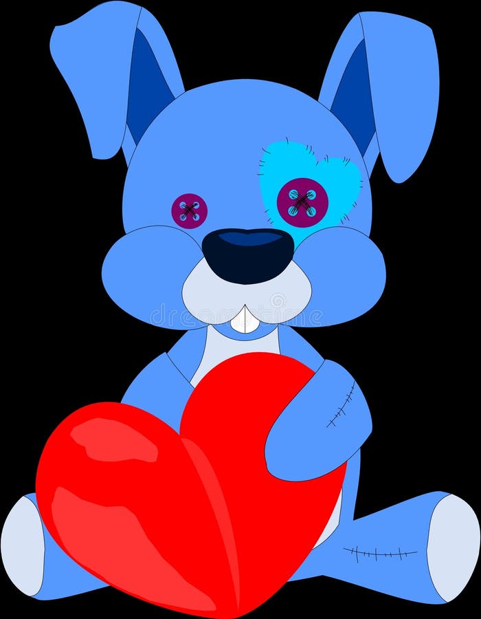 Cartoon plush bunny 2 stock illustration. Illustration of plush - 29126647