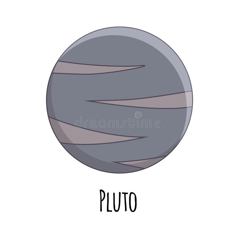 Cartoon Planet Pluto