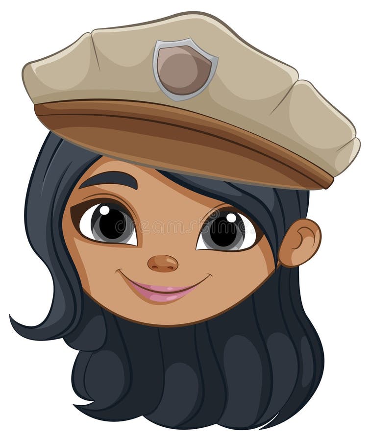 Cartoon police officer stock vector. Illustration of friendly - 332061500