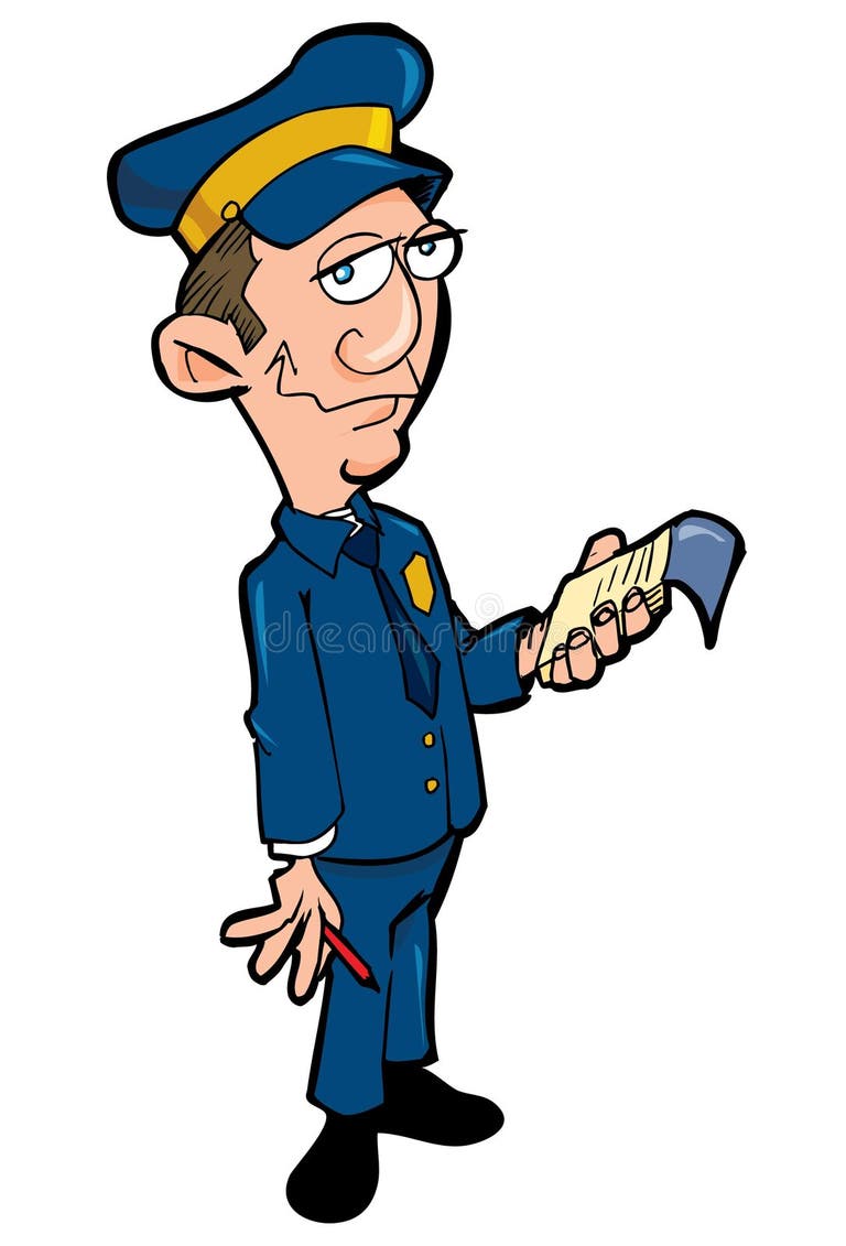 Cartoon Traffic Constable Stock Illustrations – 1,535 Cartoon Traffic ...