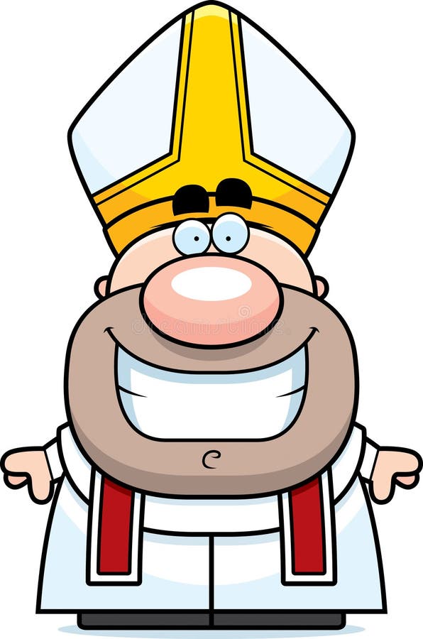Cartoon Pope Idea stock vector. Illustration of papacy - 49929046