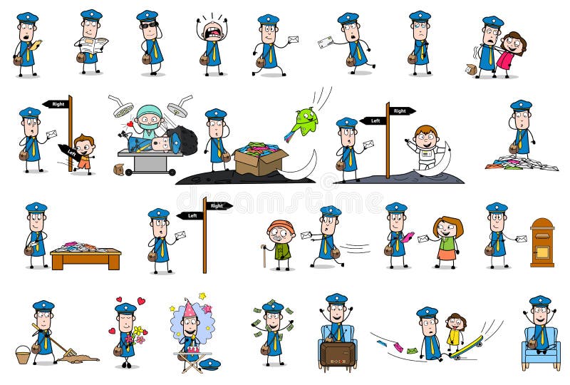 Upset Postman Stock Illustrations – 71 Upset Postman Stock ...