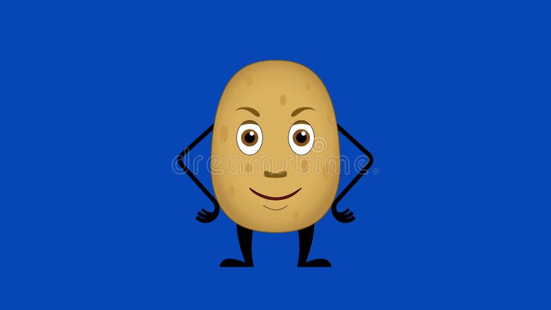 Potato on a Transparent Background Stock Footage - Video of potato ...