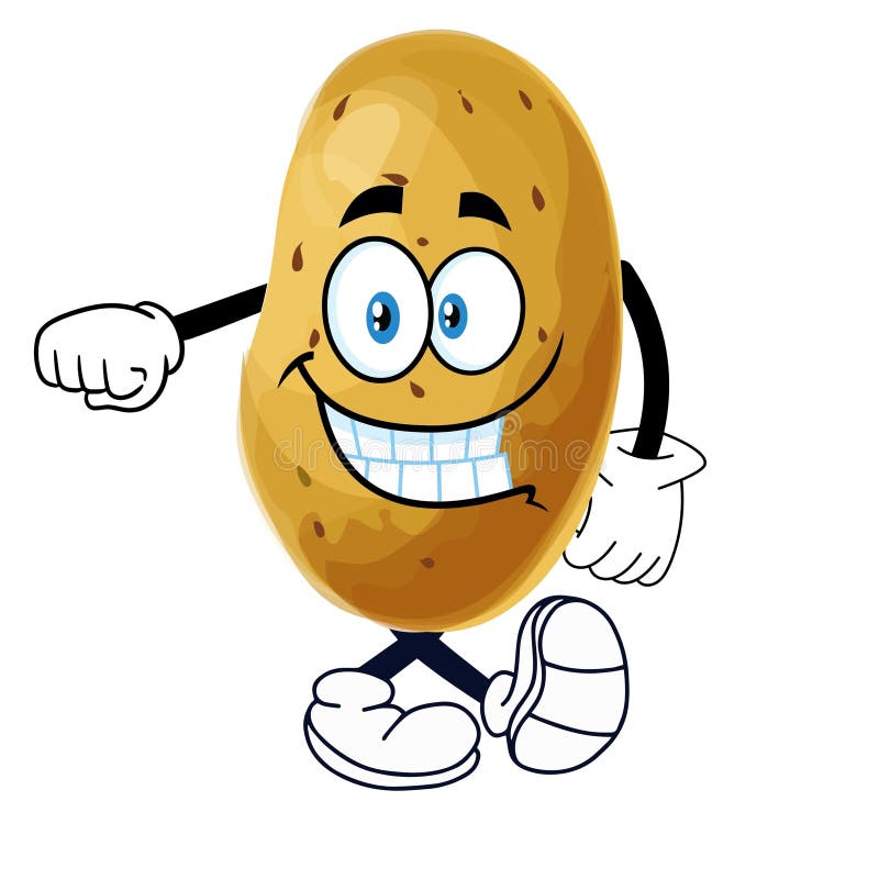 Cartoon - Potato Vector Illustration Image Stock Illustration ...