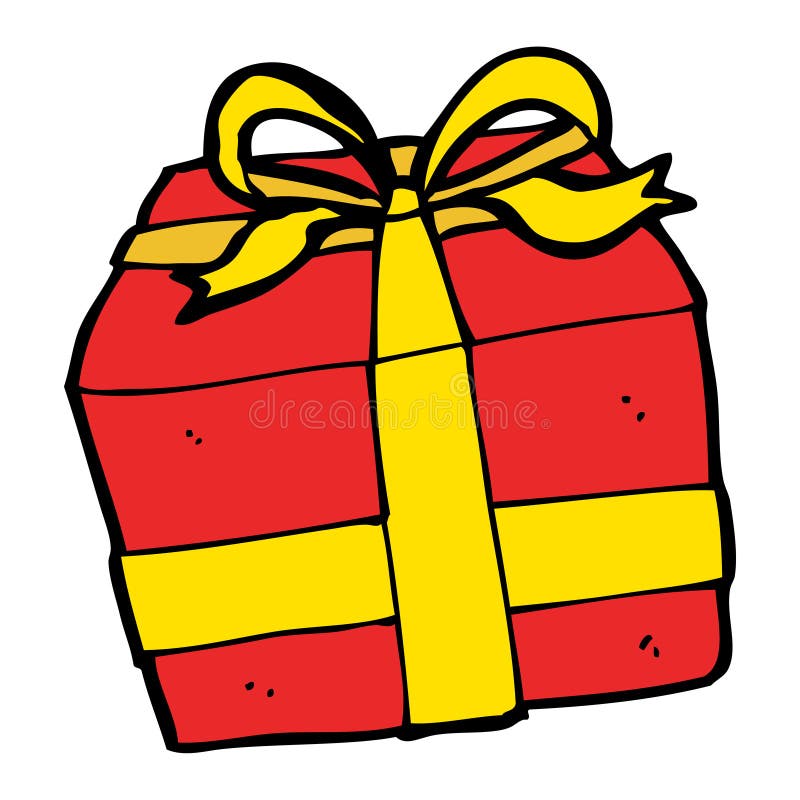 Cartoon open present stock vector. Illustration of design - 37015599