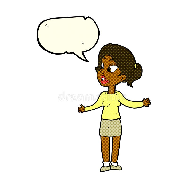 Retro Cartoon Woman Explaining Something Stock Illustrations – 34 Retro ...