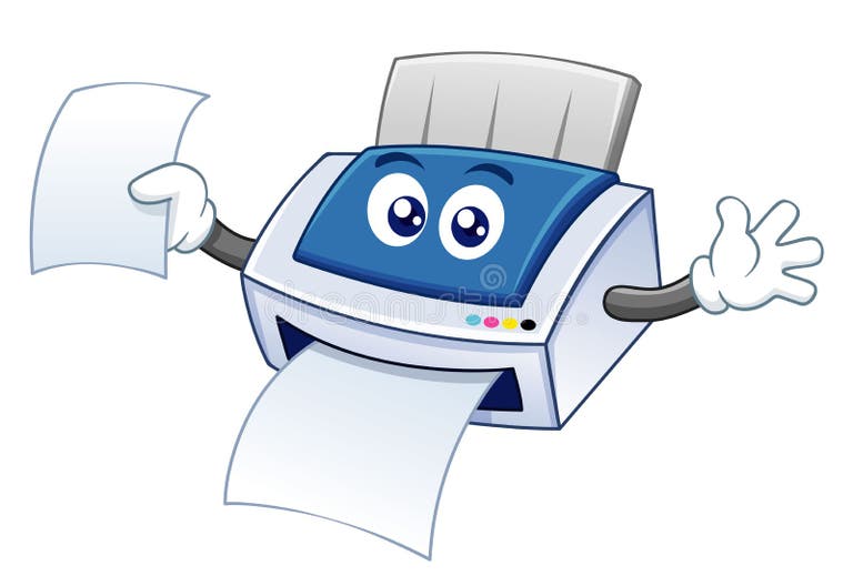 Cartoon Laser Printer Stock Illustrations – 869 Cartoon Laser Printer ...