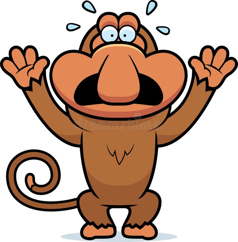 Cartoon Proboscis stock vector. Illustration of happy - 47479064