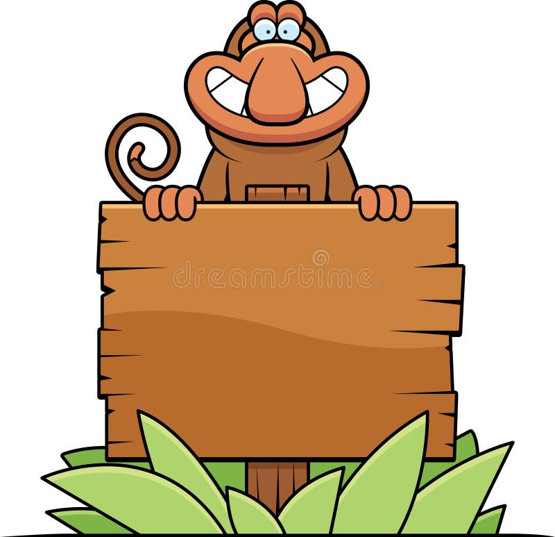 Cartoon Proboscis stock vector. Illustration of happy - 47479064