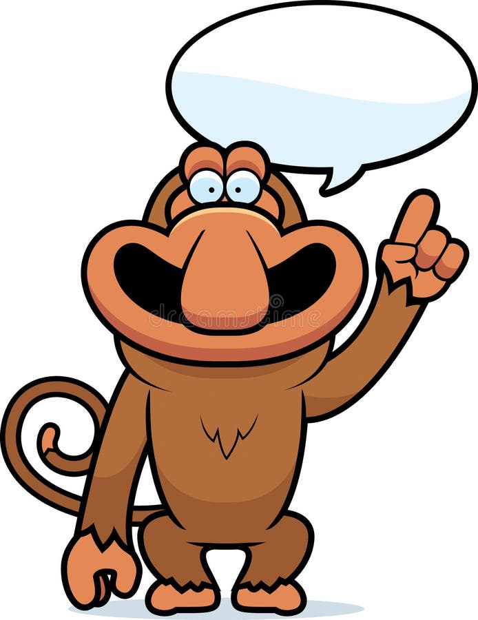 Cartoon Proboscis stock vector. Illustration of happy - 47479064