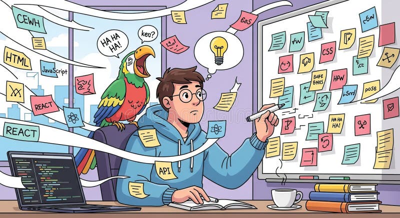 Brainstorming Programmer Stock Illustrations – 2,133 Brainstorming Programmer Stock ...