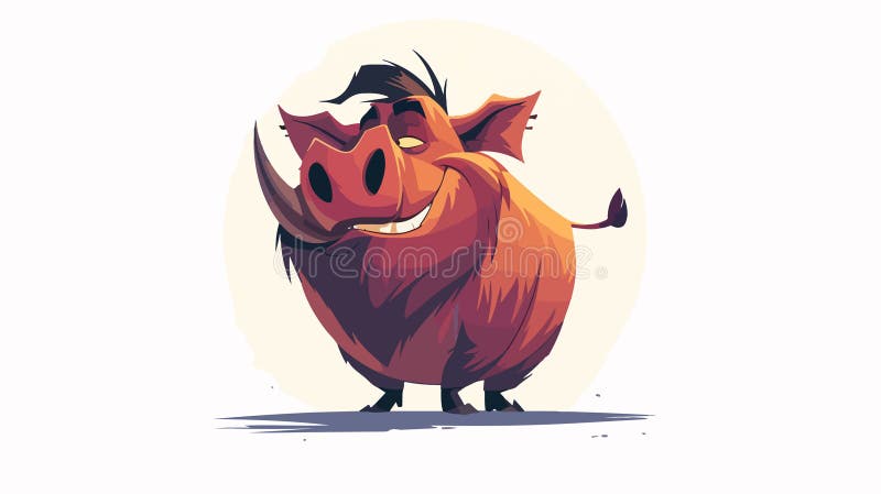 Cartoon Pumbaa Vector Illustration for Creative Projects and Design ...