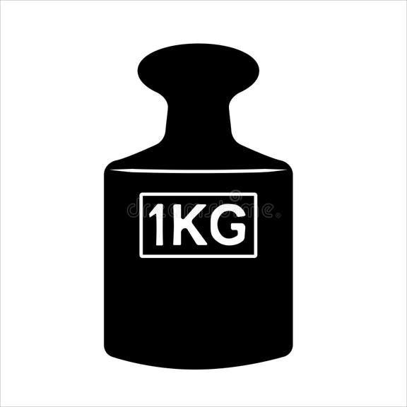 Simple Illustration of Kilogram Weight Icon for Web. Stock Vector ...