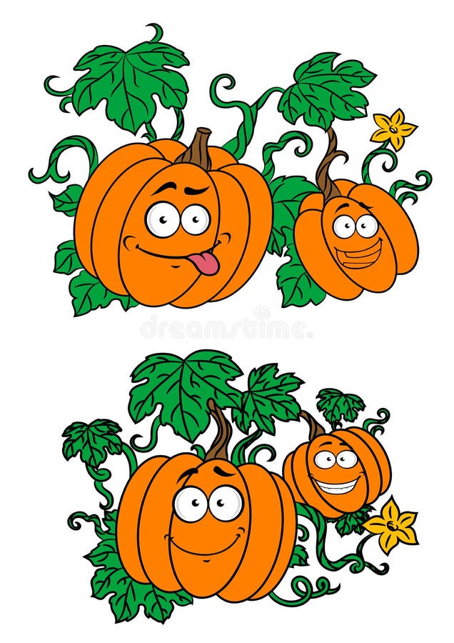 Cartoon Pumpkins Growing Vines Stock Illustrations – 2 Cartoon Pumpkins ... Cartoon Pumpkins Growing Vines Stock Illustrations – 2 Cartoon Pumpkins ...