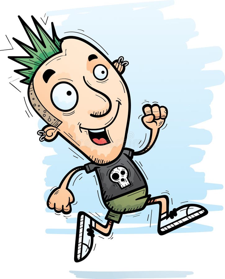 Punk Rocker Boy Cartoon Stock Illustrations – 240 Punk Rocker Boy ...