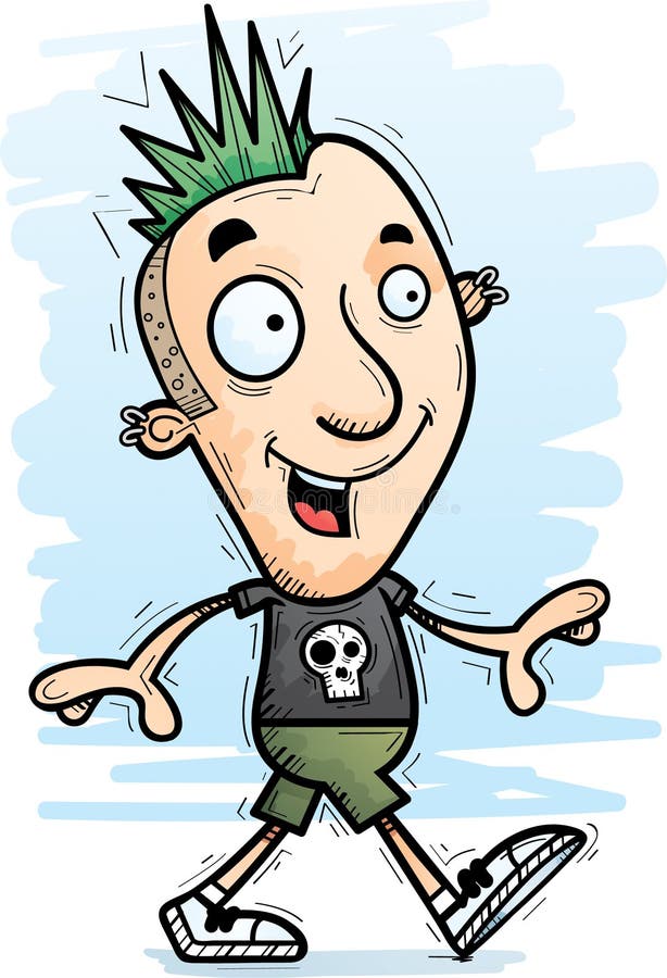 Punk Rocker Boy Cartoon Stock Illustrations – 240 Punk Rocker Boy ...