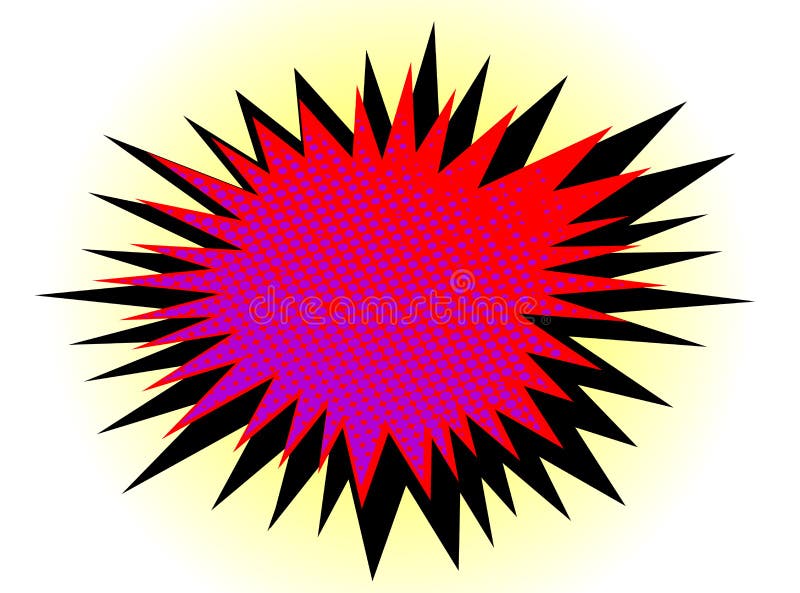 Cartoon Purple Splash stock vector. Illustration of isolated - 81746912